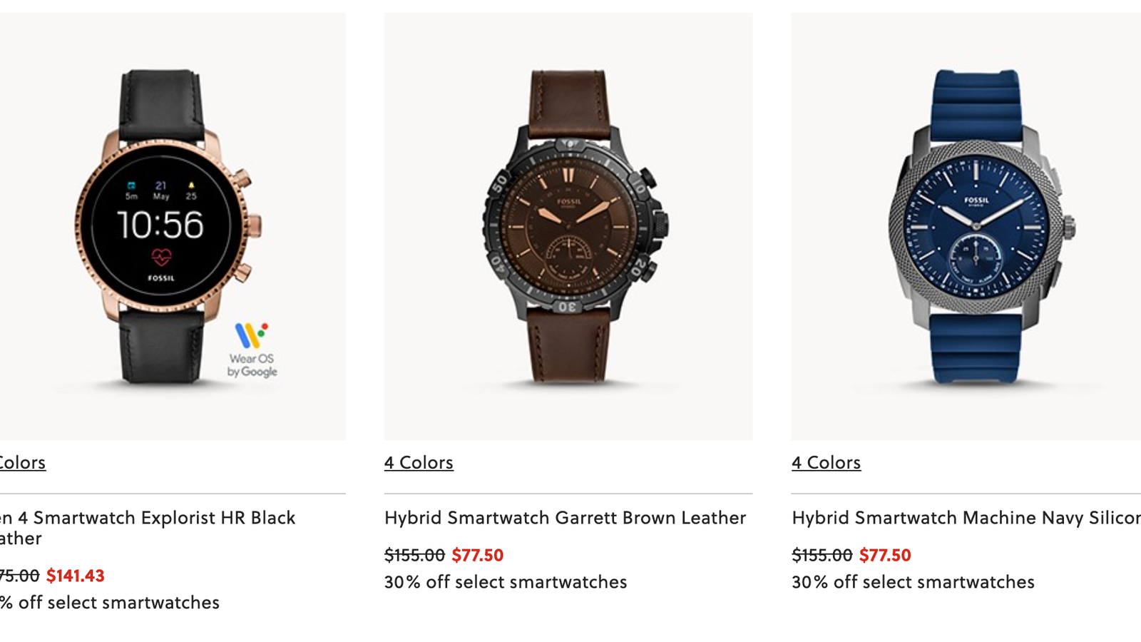 Flash sale: Take an additional 30% off select Fossil smartwatches with ...