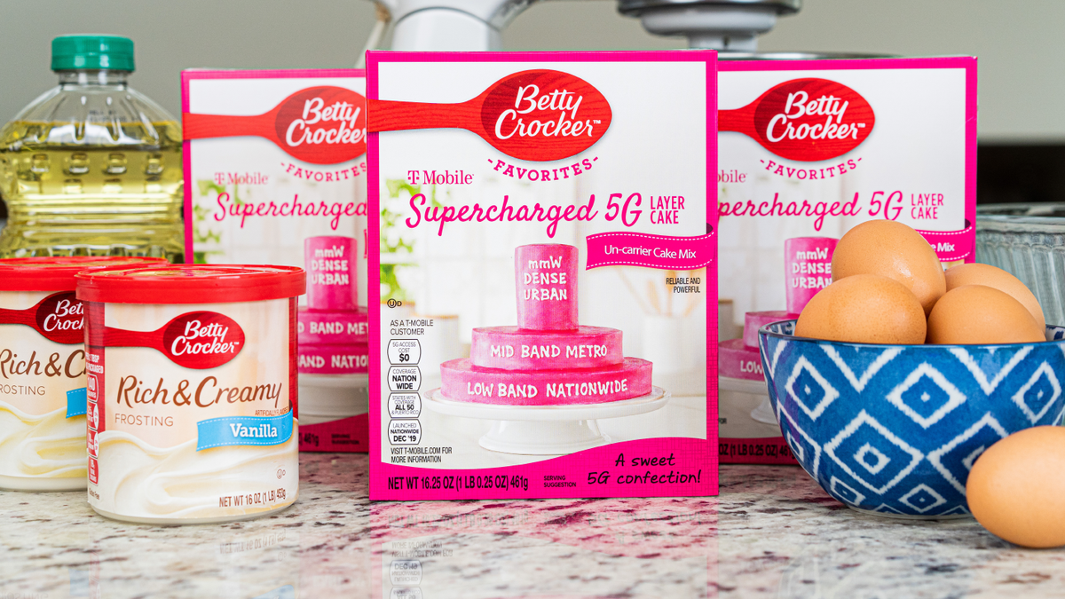 T-Mobile teams up with Betty Crocker for a 5G layer cake