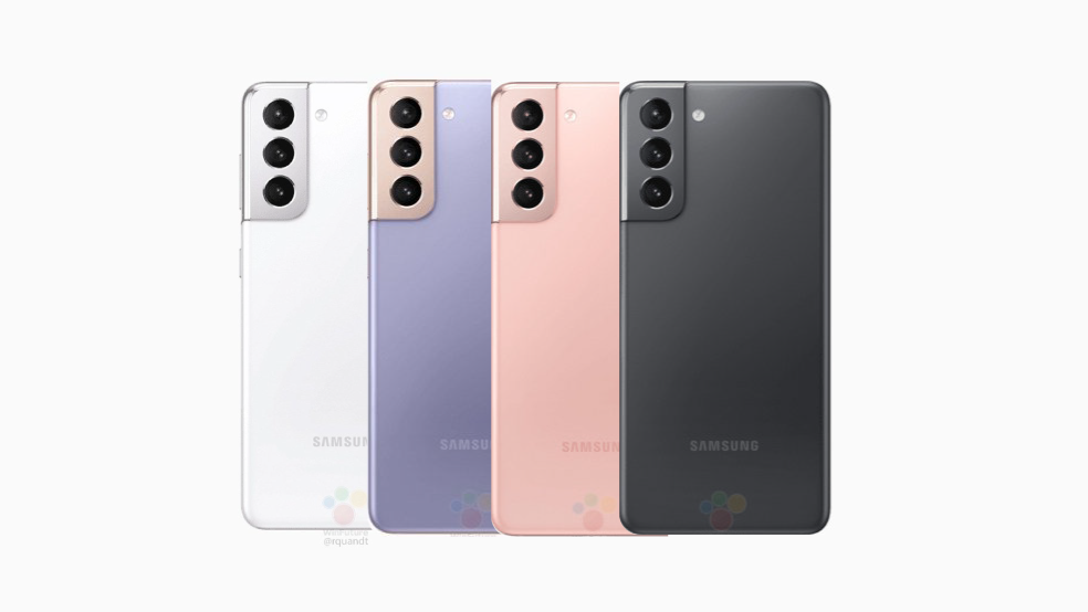 Leaked Galaxy S21 renders show off Samsung's 2021 color palette