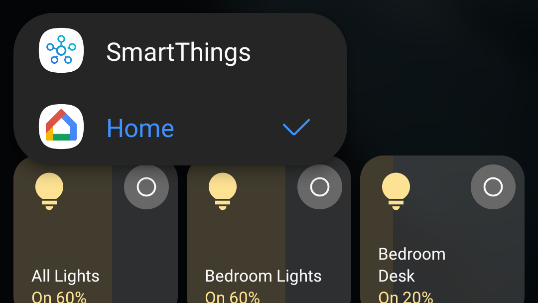 Samsung's One UI 3.1 adds Google Home device controls to quick settings