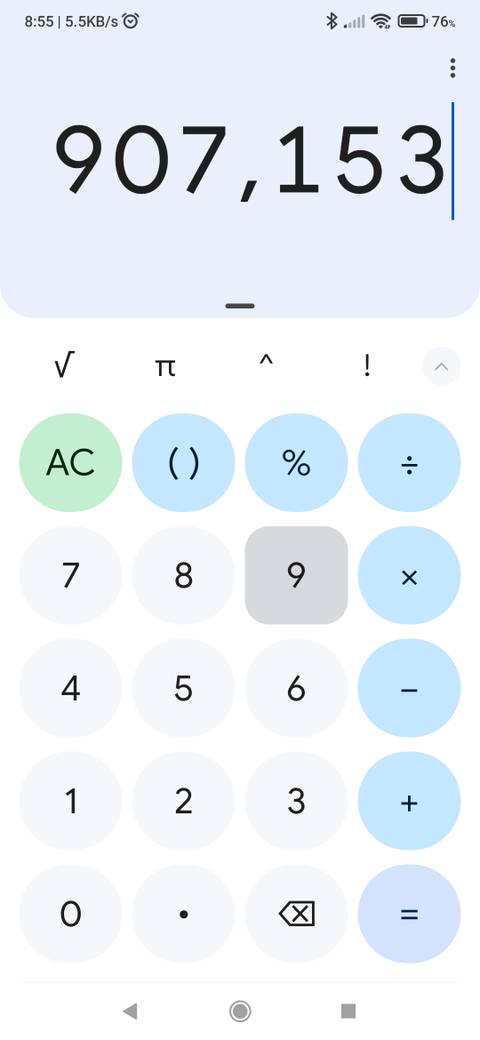 Google Calculator already got its first post-Material You design update