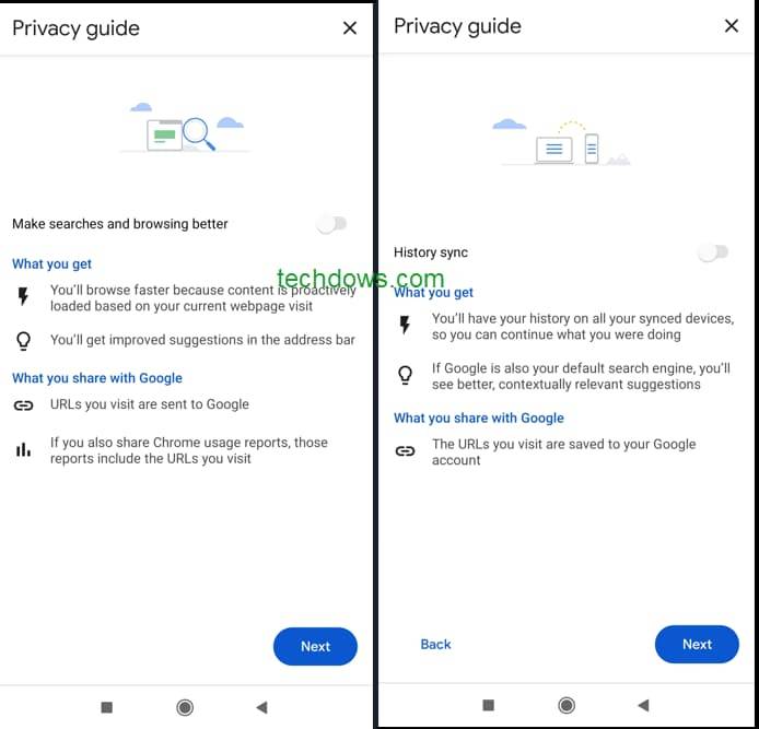 Google's working on a Privacy Guide feature for Chrome on Android
