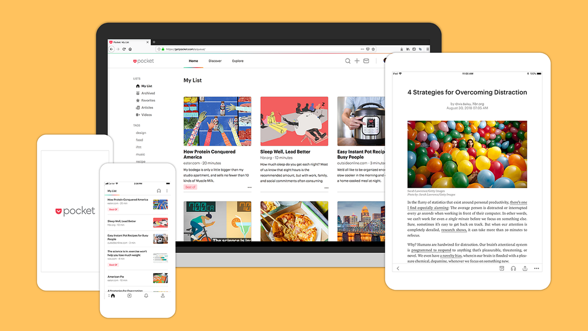 Pocket will start hiding everything you've already read from view