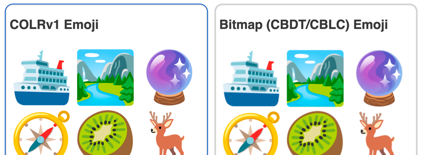 Chrome's emoji will soon look sharper and take up less space