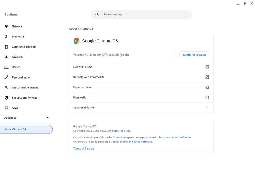 How to find ChromeOS updates on your Chromebook
