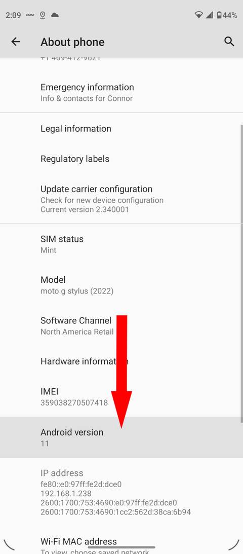 How to check for software updates on your Motorola phone