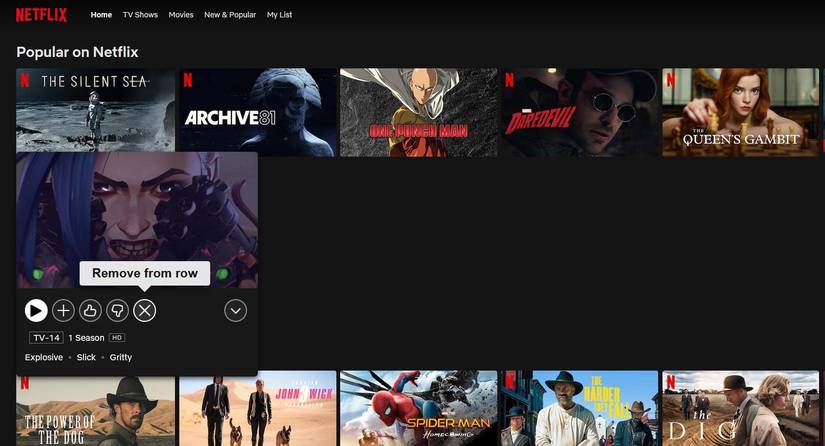 Netflix now lets you scrub your Continue Watching carousel clean, right ...