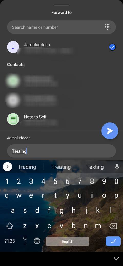 How to forward messages on your Android phone