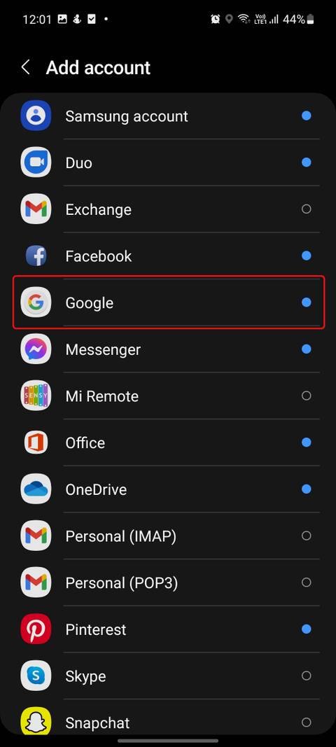 How to set up a new Google account on Android