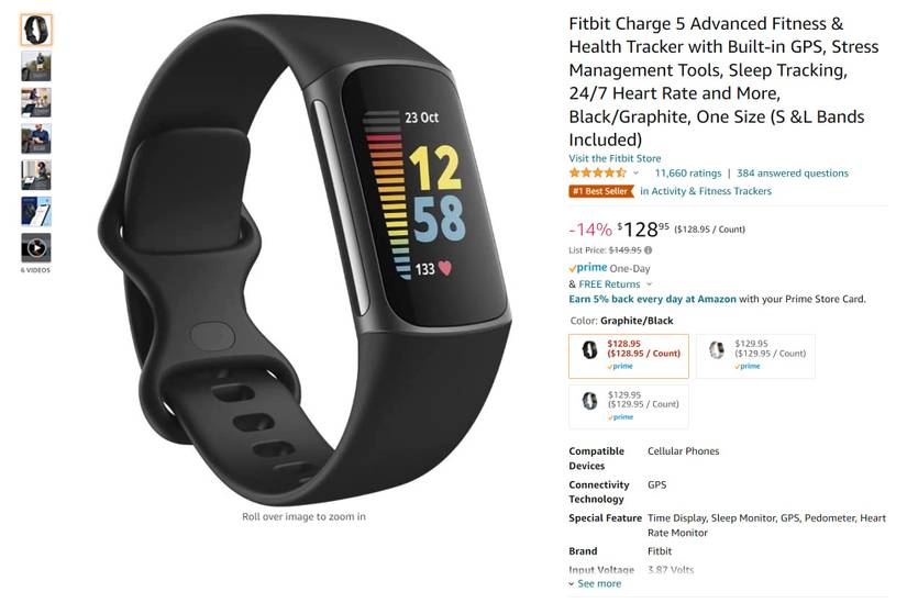 Get your sweat on with $50 off the Fitbit Charge 5 at Amazon