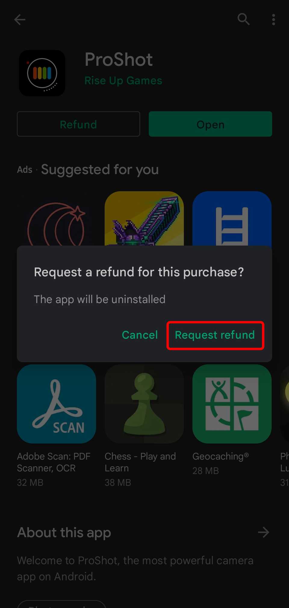 How to get a Google Play Store refund