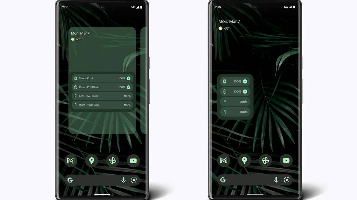 Android 12 QPR3 makes finding the Pixel battery widget a breeze