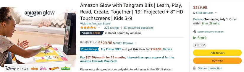 What is Amazon Glow?