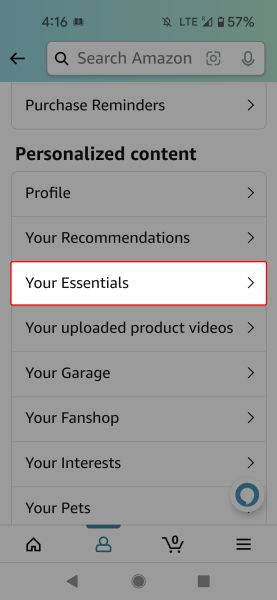 How to quickly reorder items on Amazon
