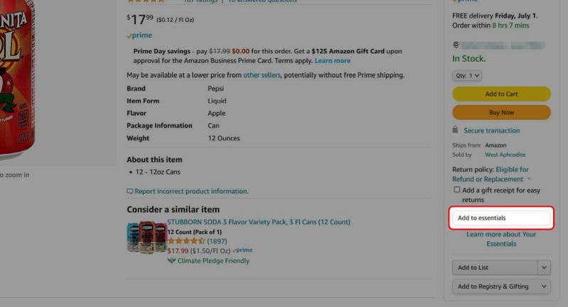 How to quickly reorder items on Amazon