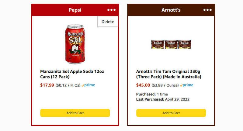 How to quickly reorder items on Amazon