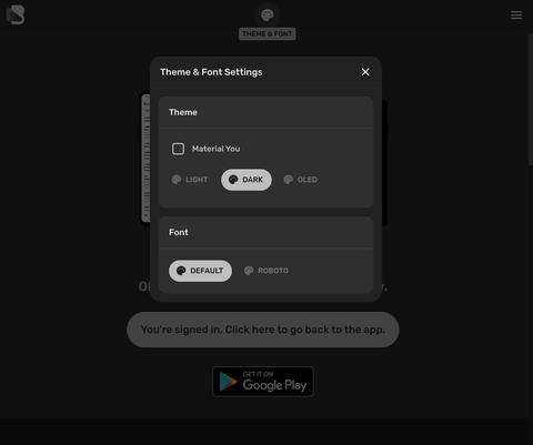 This might be the first Material You-style website, and it's not from ...
