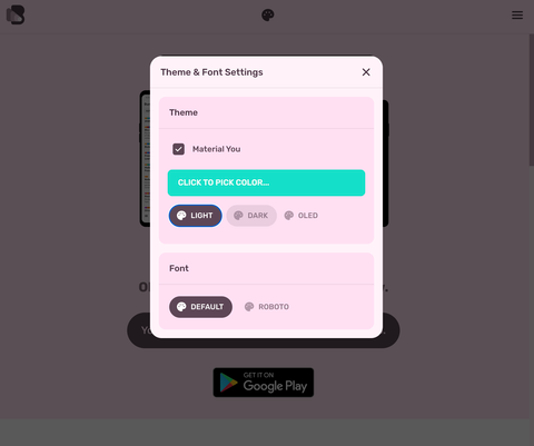 This might be the first Material You-style website, and it's not from ...