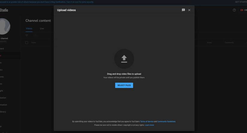 How to upload your videos to YouTube