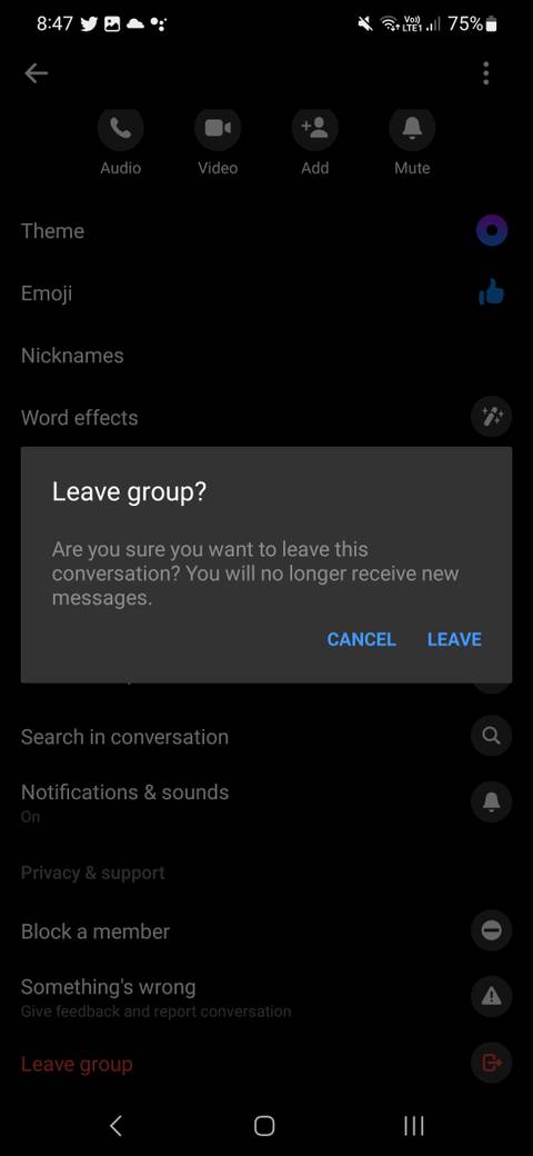 How to leave a group chat on the most popular messaging apps