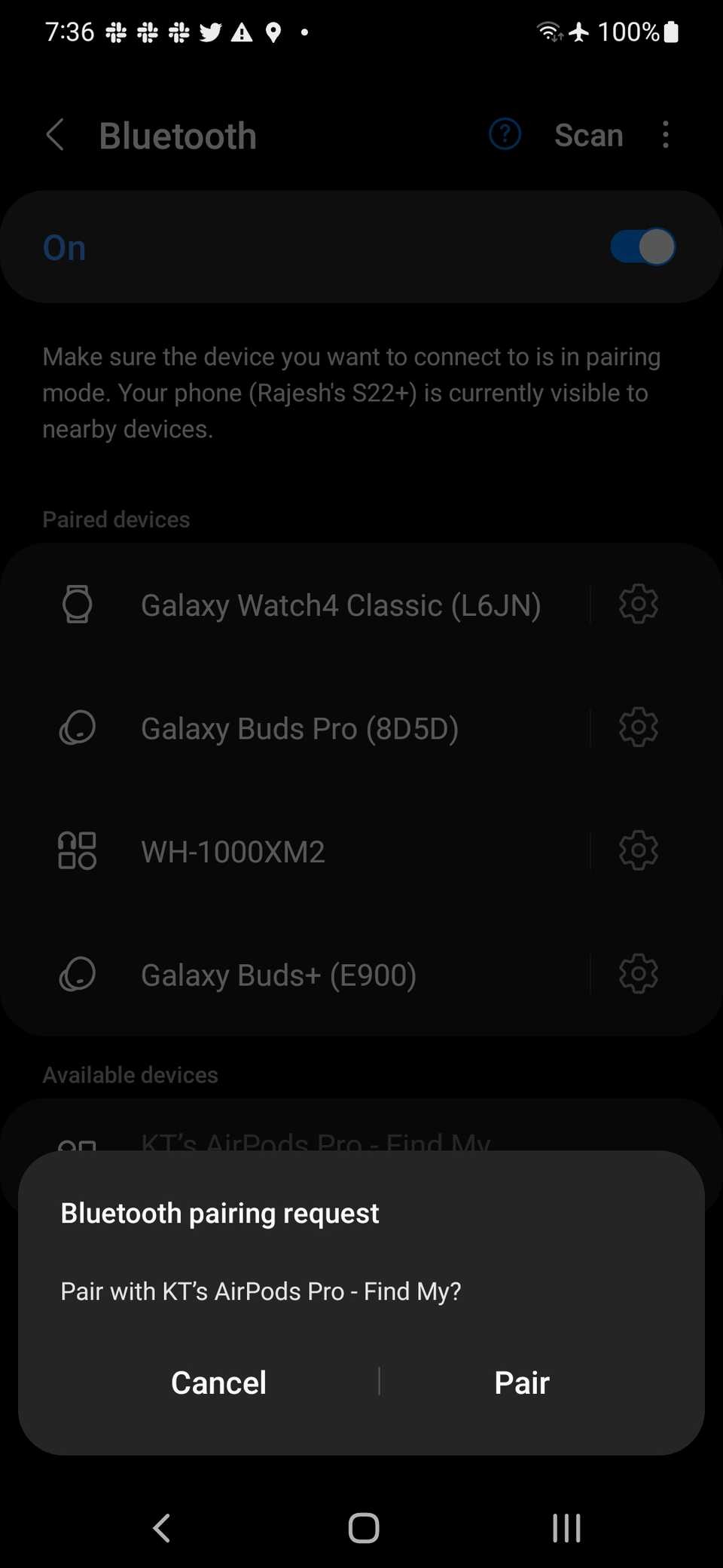 How to pair AirPods with an Android phone