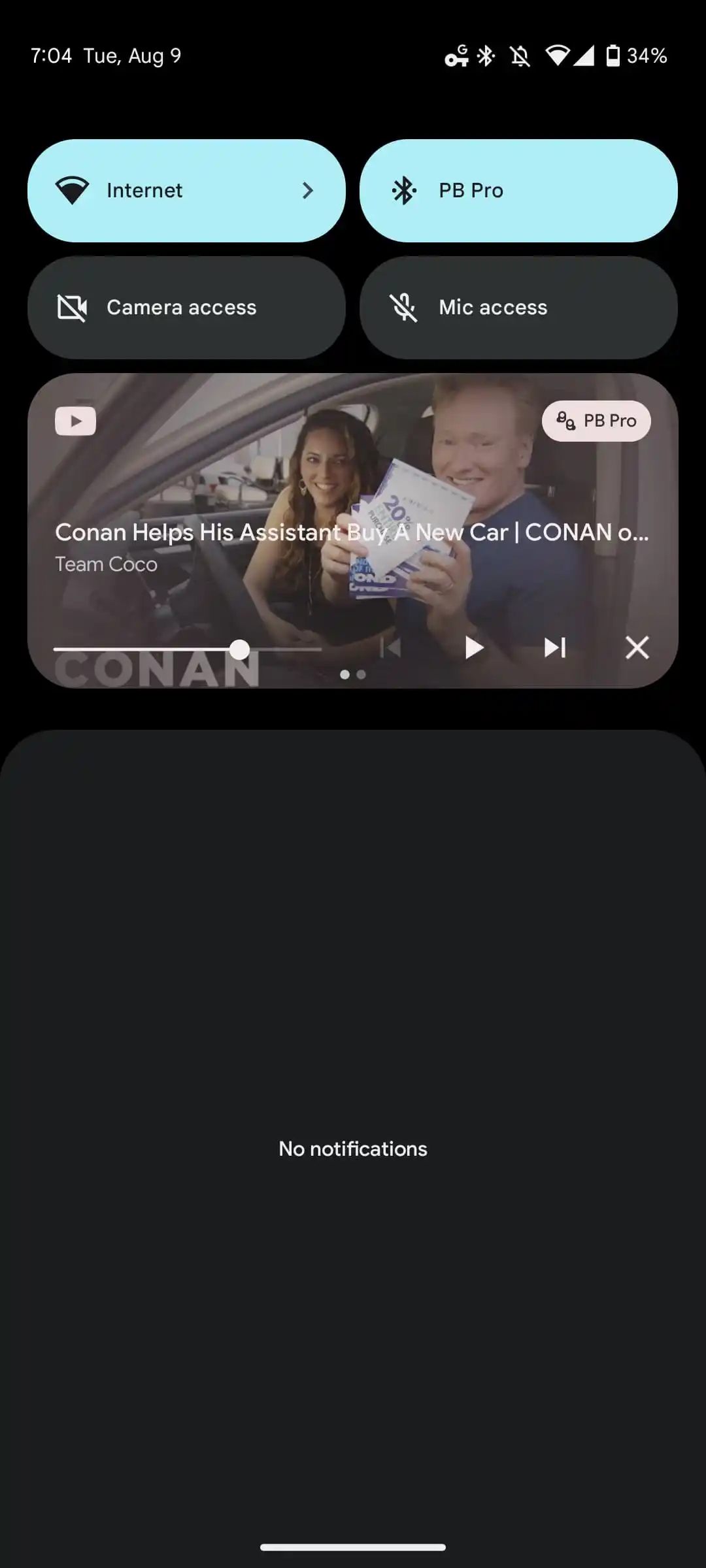 YouTube beta users get a taste of the redesigned Android 13 media controls