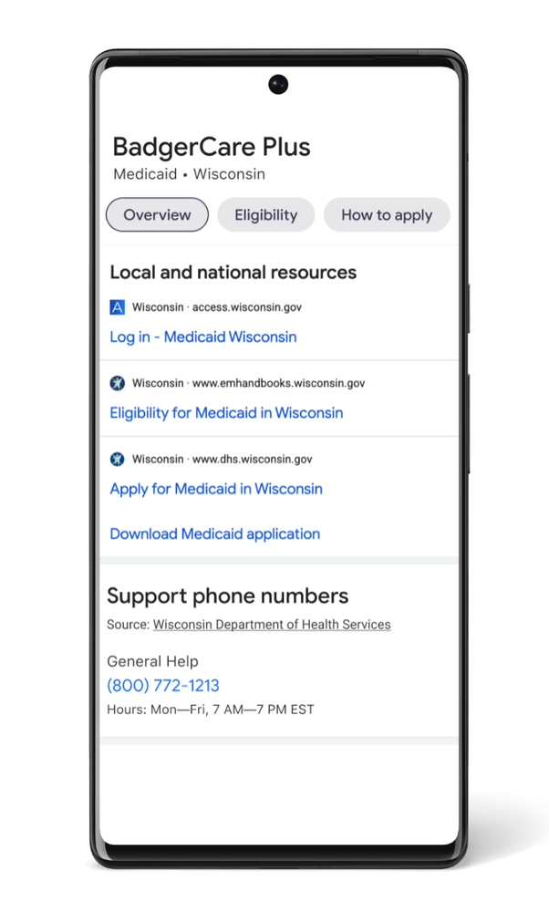 Google is making life easier for Medicaid and Medicare recipients