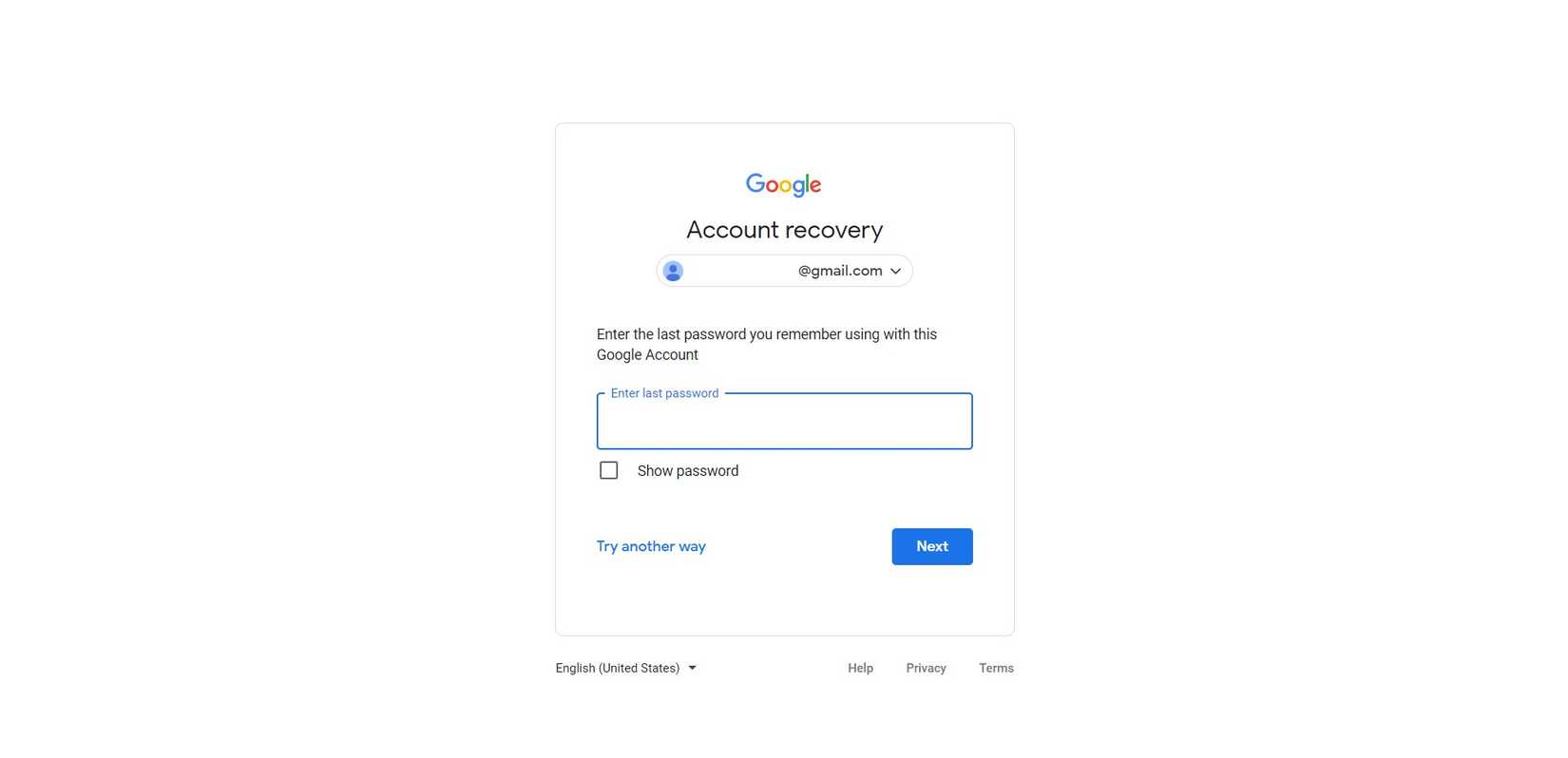 How to recover your Google account