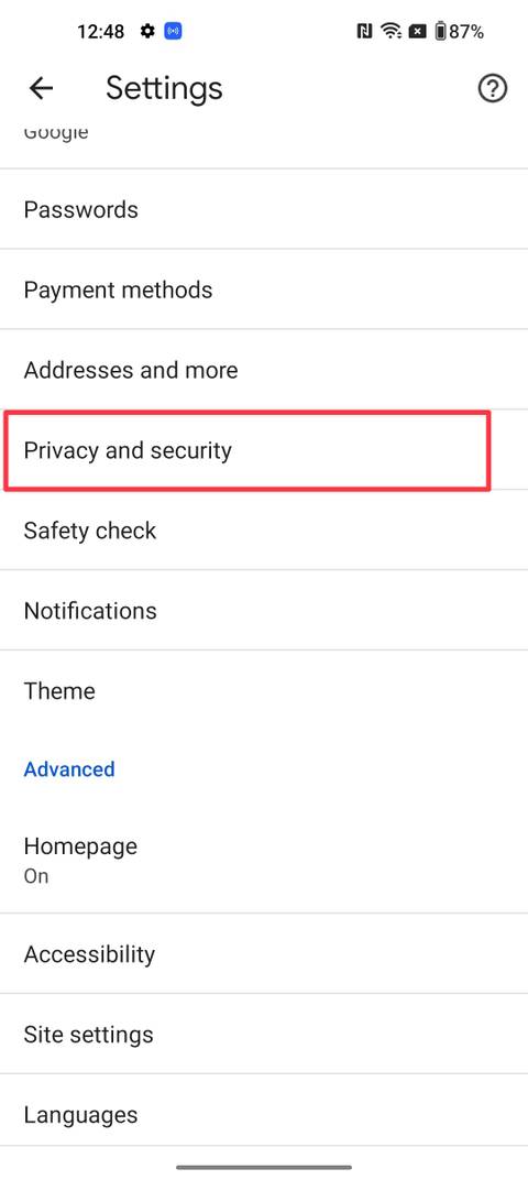 How to delete cookies on Android
