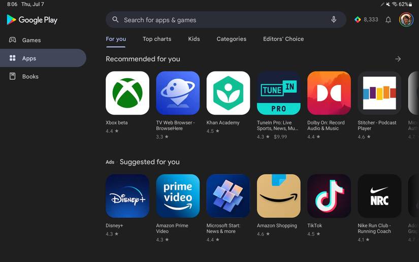Google starts taking its tablet-friendly Play Store redesign seriously