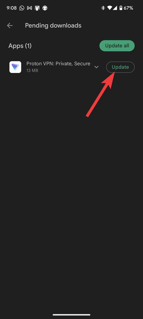 How to update Android apps