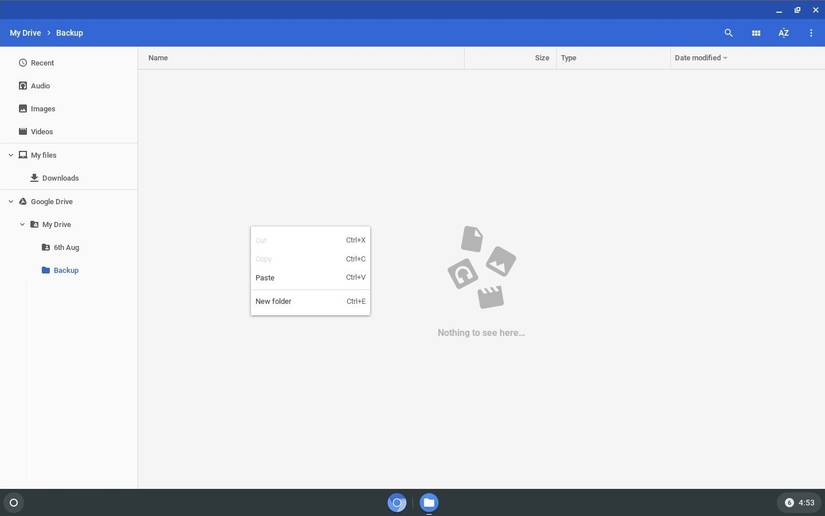 How to back up a Chromebook