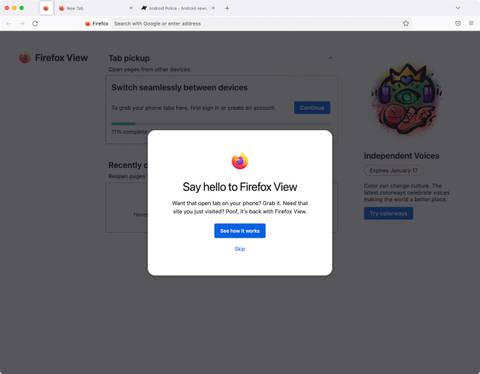 Firefox 106 introduces Firefox View, a new way to organize recently closed tabs