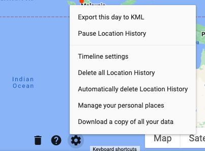 Google Maps: How to delete your history