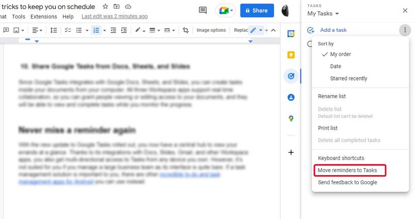 Google Tasks: 10 Tips to help you stay productive and on schedule
