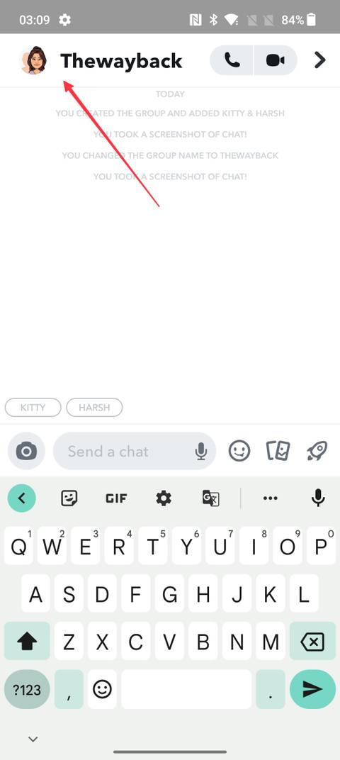 The fastest way to make a group chat on Snapchat