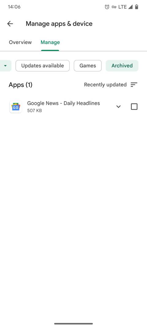 Here’s your first look at Google’s app archiving feature