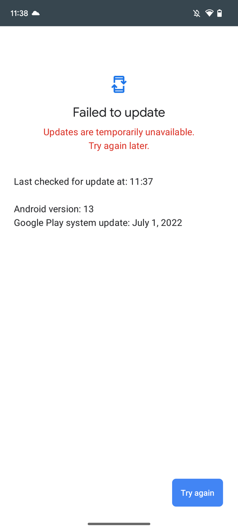 The Pixel 7 and 7 Pro can’t install their first Google Play system update