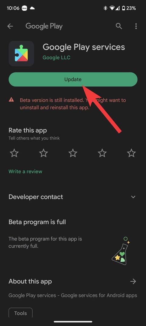 How to update Google Play Services on an Android phone or tablet