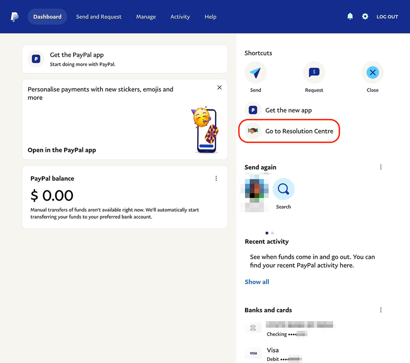 PayPal: How to get a refund