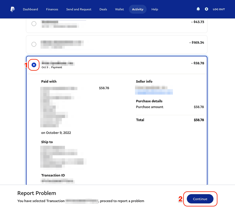 PayPal: How to get a refund