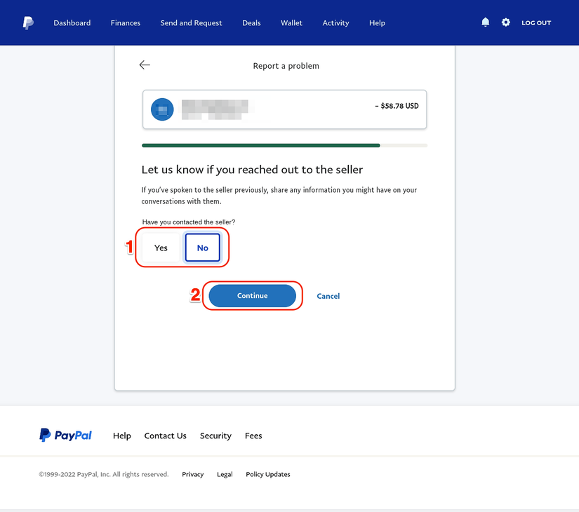 PayPal: How to get a refund
