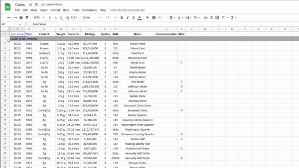 Google Sheets: How to freeze and unfreeze rows and columns