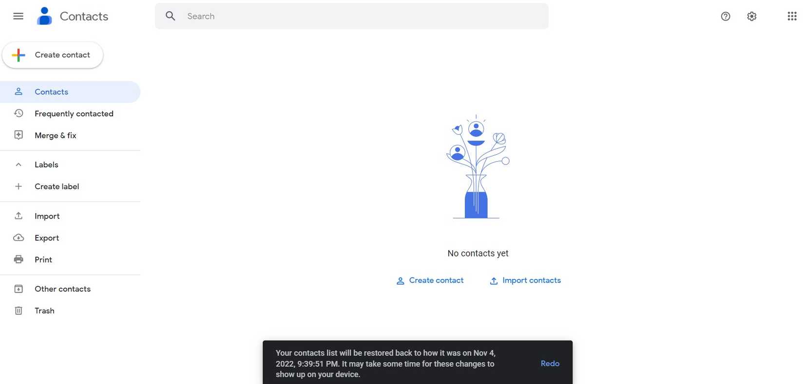 How to restore deleted Gmail and Google Workspace contacts