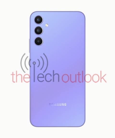 Leaked Galaxy A34 renders reveal flashy color options you won't find on ...
