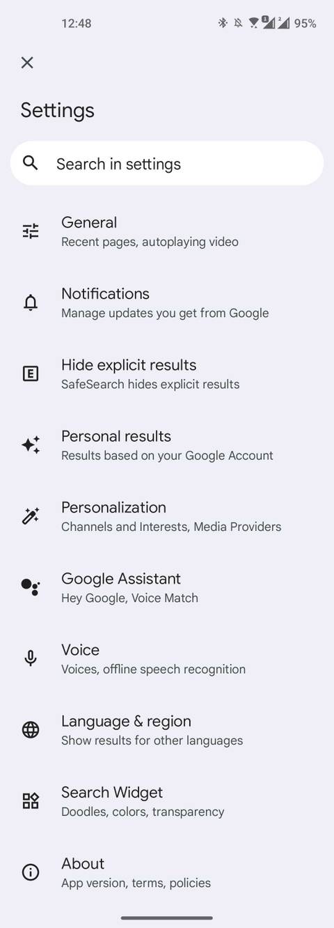 Google’s new settings page looks a lot more like Android 13