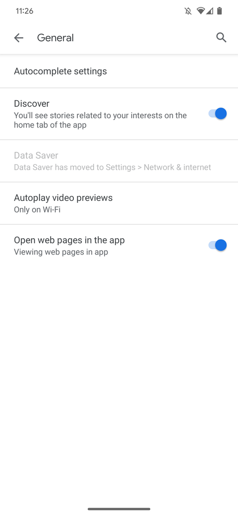 Google’s new settings page looks a lot more like Android 13