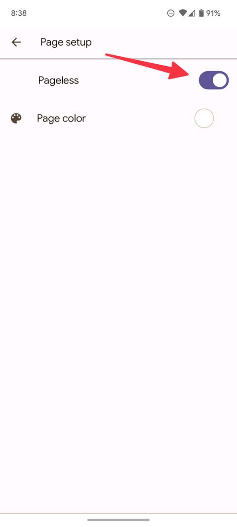 How to turn on and use Google Docs Pageless format