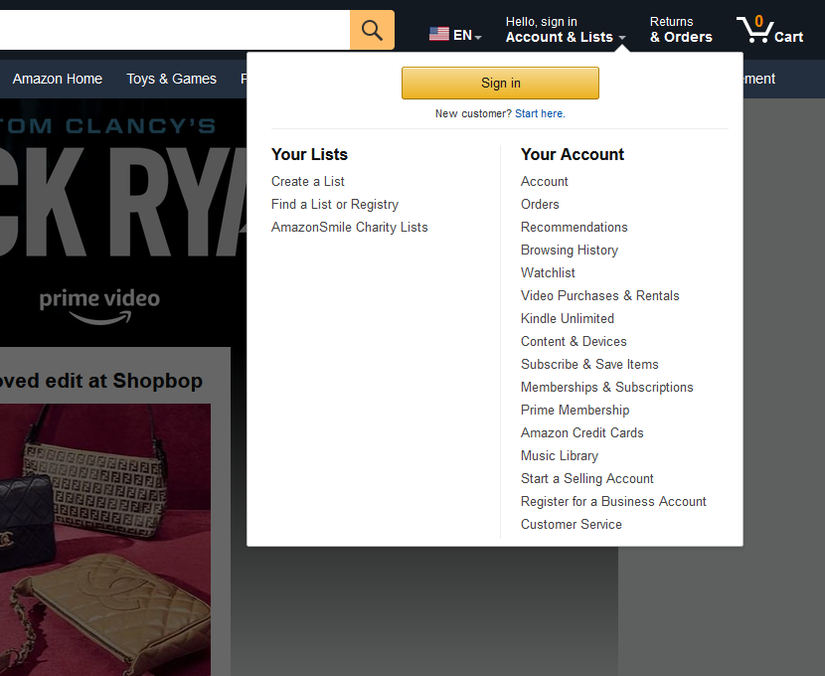 Amazon: How to delete your account
