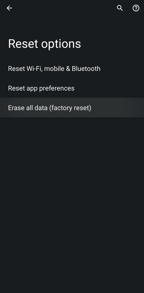How to factory reset a Motorola smartphone